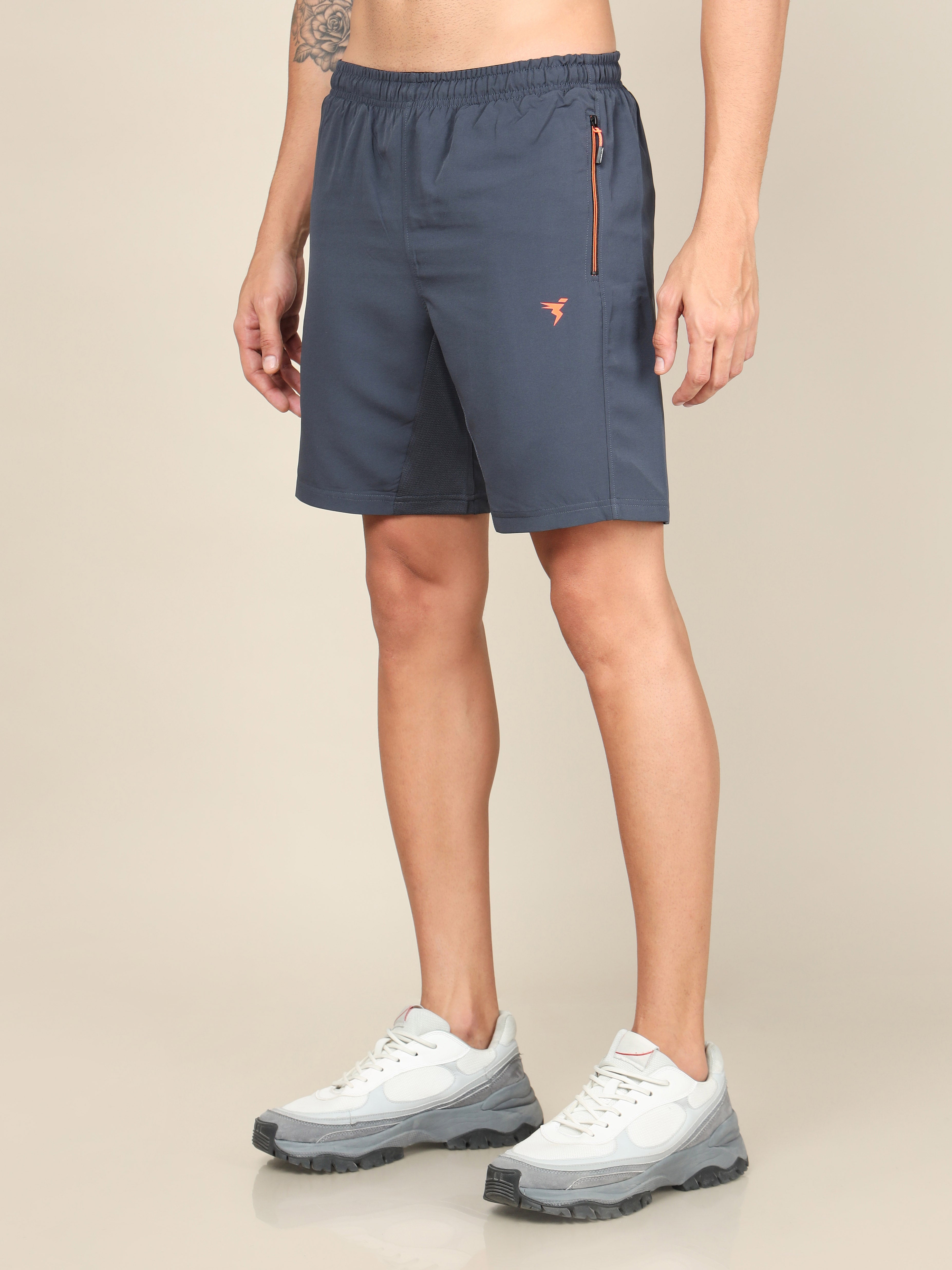 Men Slim Fit Shorts with Technolite