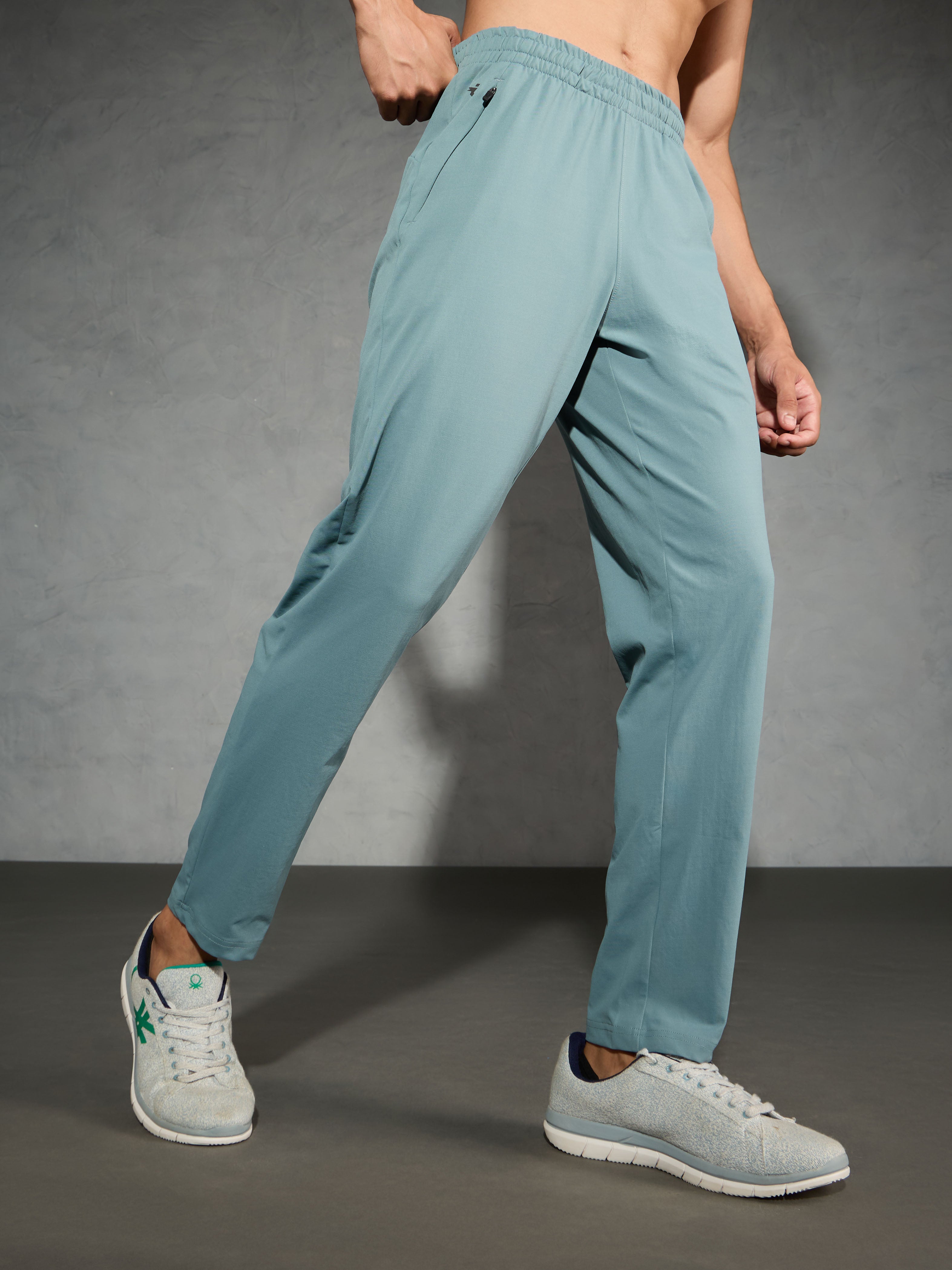 Men Relax Fit Trackpants with Elasto Plus