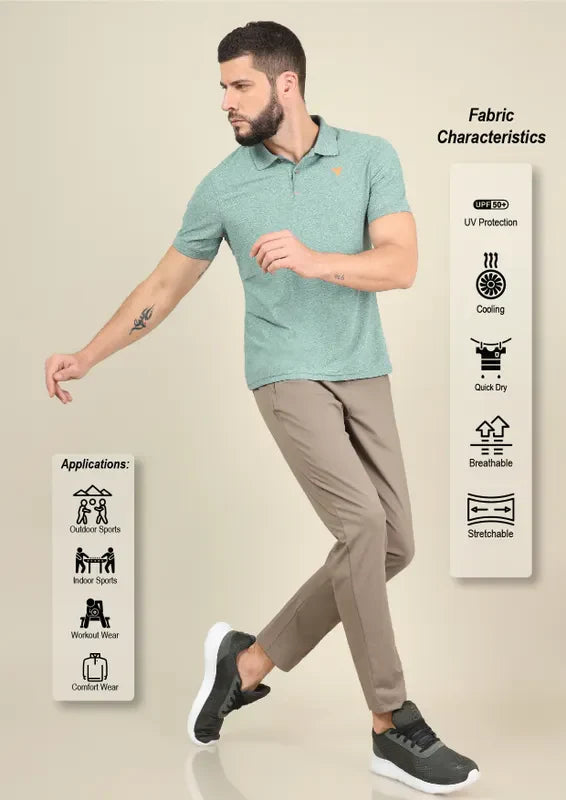 Men Solid Relax Fit Trackpants with ELASTO PLUS