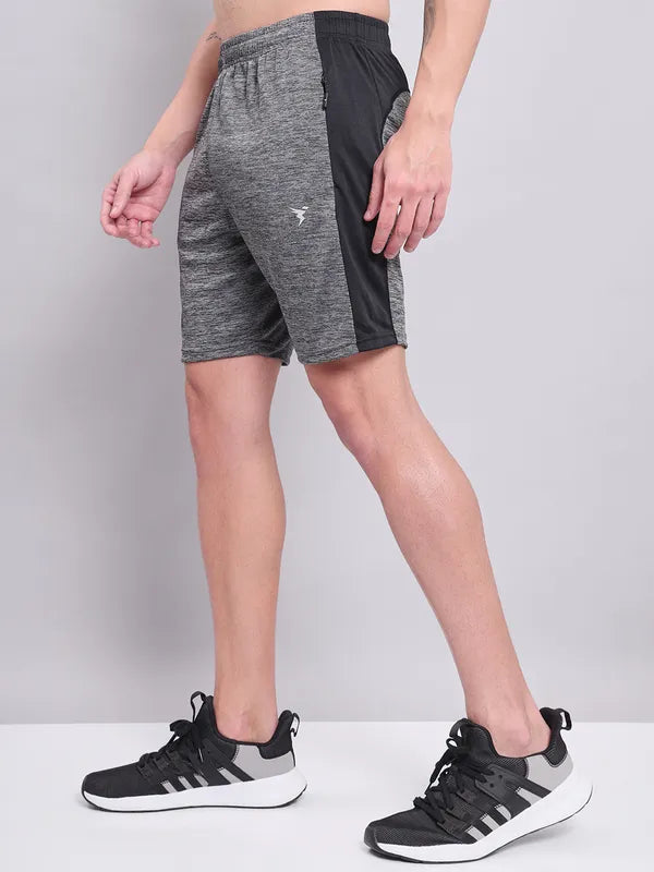 Men Slim Fit Shorts with Techno Dry